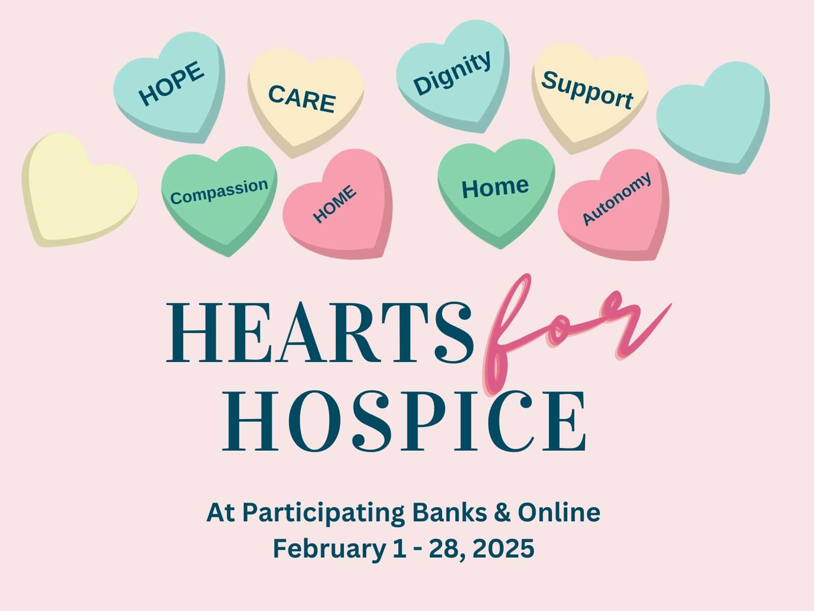 Give a Heart for Hospice in February - Hospice Care Plus